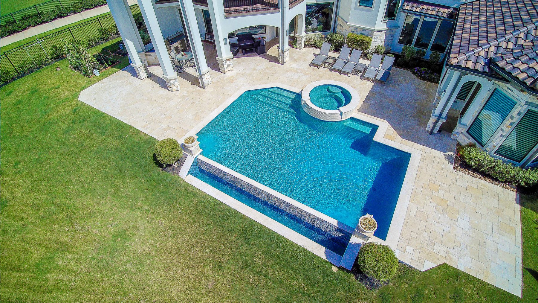 Enclave Manor Residence 1 - Pool - Maddox Custom Pools & Landscaping